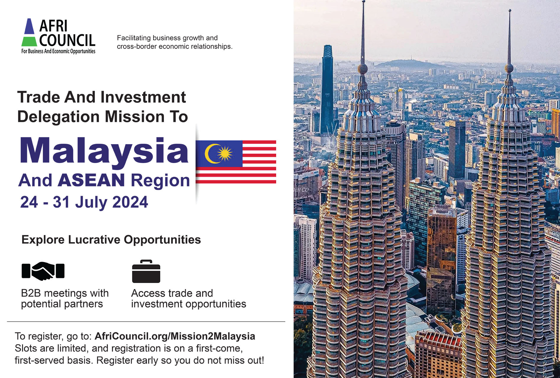 Trade And Investment Delegation Mission To Malaysia And ASEAN - Afri ...